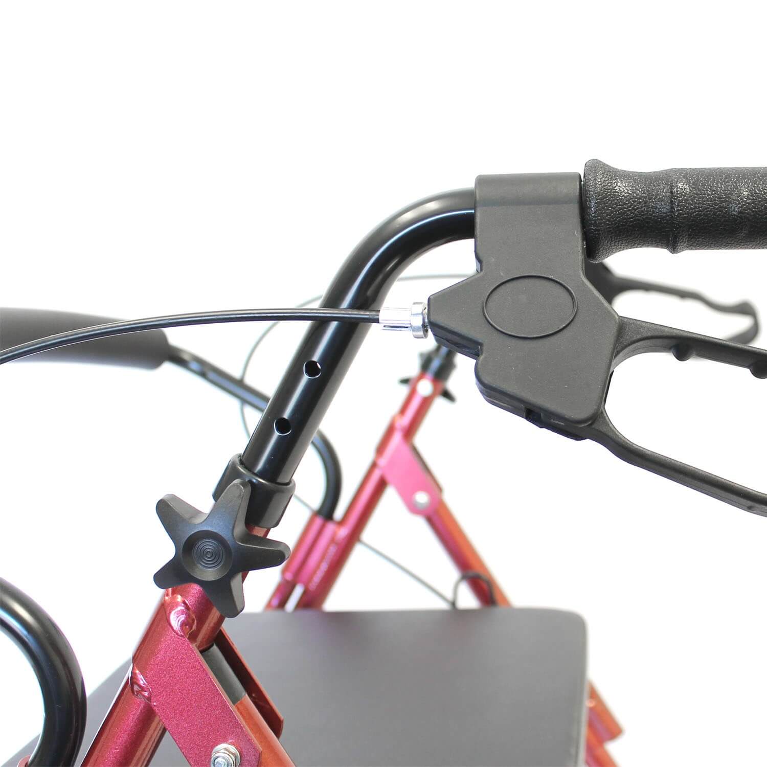 Rolator pliabil pentru supraponderali/obezi cu 4 roti, frana cu opritor ...