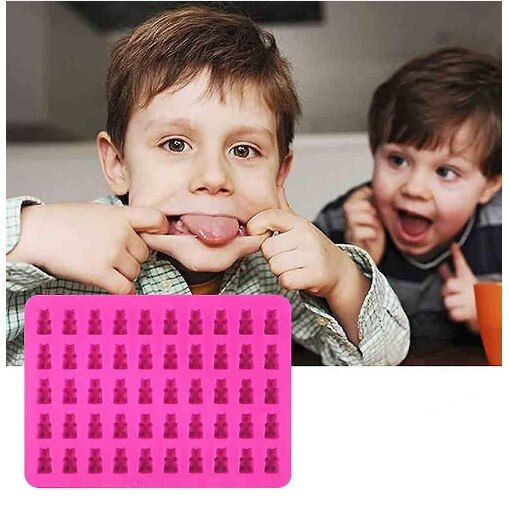 Forma din Silicon pentru 50 de Jeleuri in Forma de Ursuleti Haribo, 18. ...