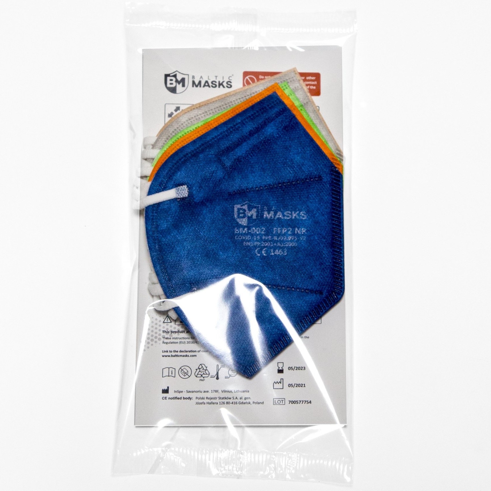 Set 10 masti de protectie respiratorie Covid 19, FFP2, BM BALTIC MASKS ...