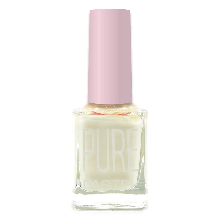 Lac de unghii vegan Pastel Pure 601, Alb Sidef, 13 ml - eMAG.ro