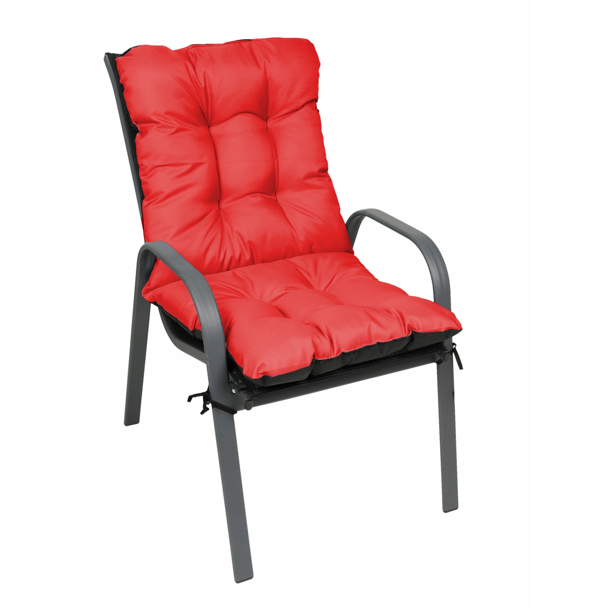 Perna scaun de gradina, SuperKissen24, 48x48x48 cm, Rosu - eMAG.ro