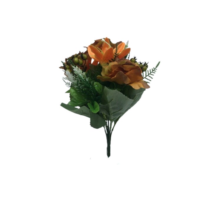 Buchet trandafir si crin 12 fire - eMAG.ro