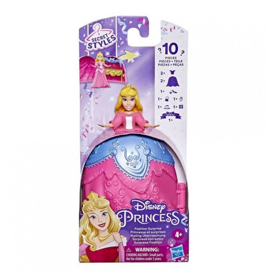 Set papusa Printesa Disney, Cu accesorii, Printesa Aurora, 15 cm ...