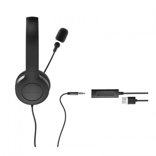 Casti Energy Sistem Office 3, Microfon flexibil si reglabil, Cablu 150 ...