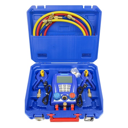 Set manometru digital pentru freon, instrument masurare presiune, cu ...