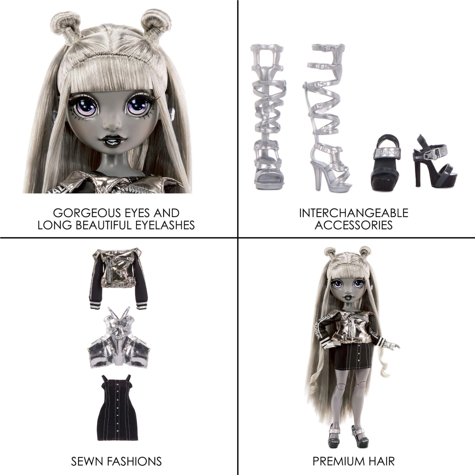 Papusa MGA Entertainment Rainbow Shadow Luna Madison - eMAG.ro