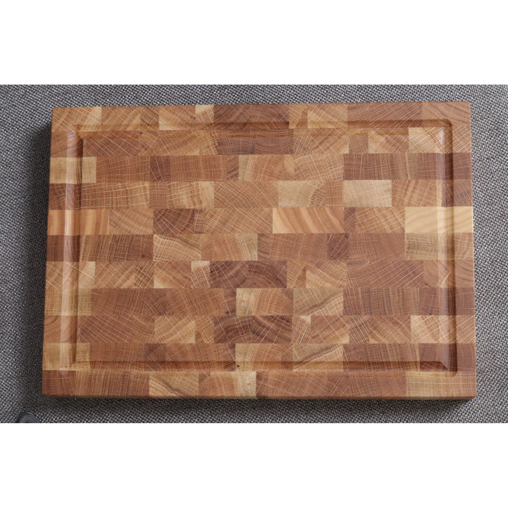 Tocator de bucatarie, din lemn, End Grain, 30 X 20 X 3 cm - eMAG.ro