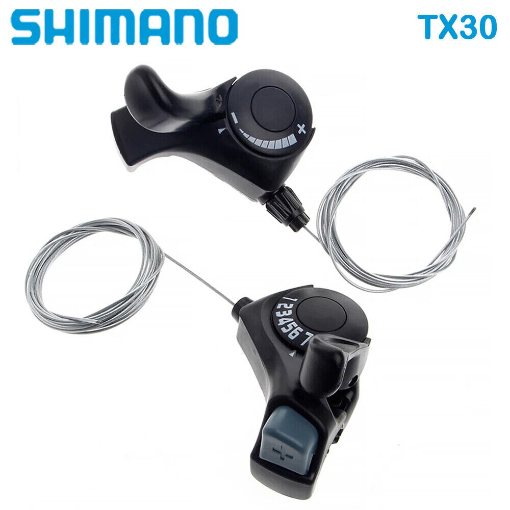 Комплект скорости Shimano, SL-TX30, 21 скорости, Черен - eMAG.bg
