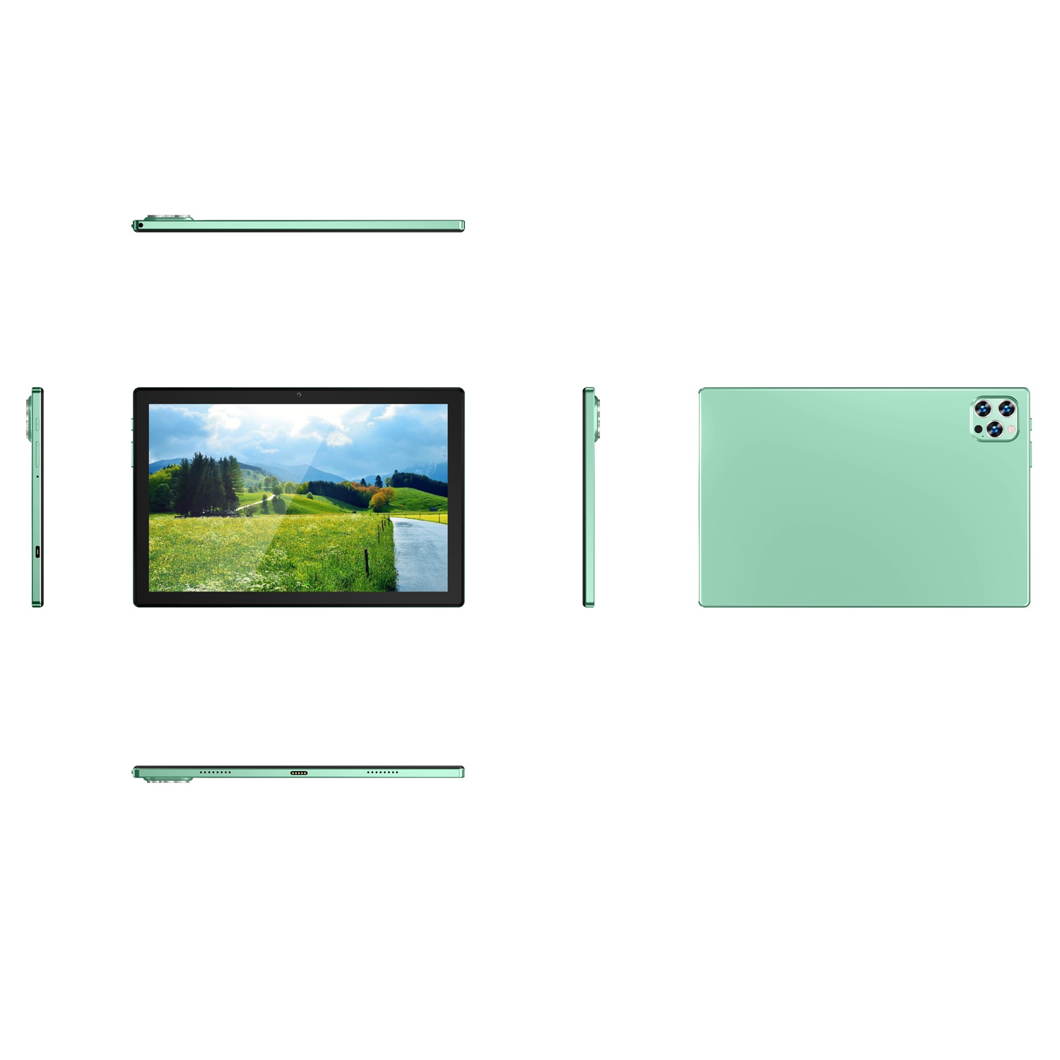 Tableta V62, Octa-Core, 10,1'', HD, 4GB RAM, 64GB, Wifi, Verde - eMAG.ro