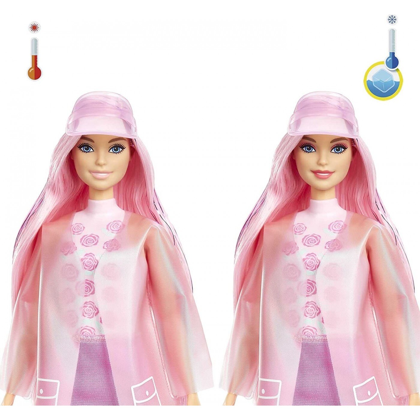 Papusa Barbie Colour Reveal Wet and Dry, 30 cm - eMAG.ro