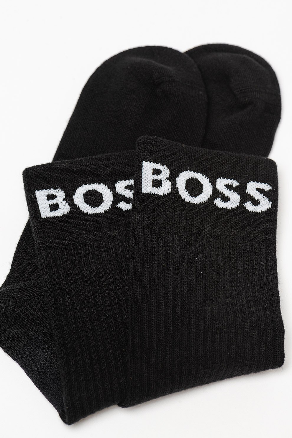 BOSS, Set de sosete lungi - 2 perechi, Negru, 39-42 - eMAG.ro