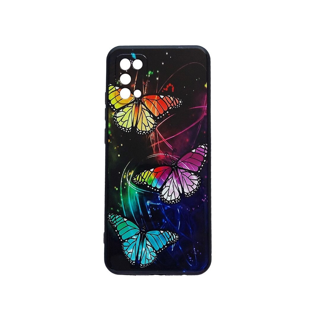 Telefon tok kompatibilis Samsung Galaxy A03s, ütésálló, pillangók, HT43 ...