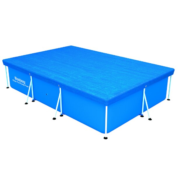 Acoperis pentru piscina cu cadru, Albastru, 300 x 201 cm - eMAG.ro