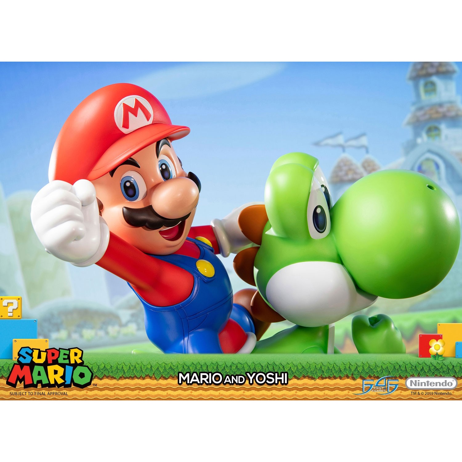Figurina Super Mario, First 4 Figure, 48 cm, 6 ani, Multicolor - eMAG.ro