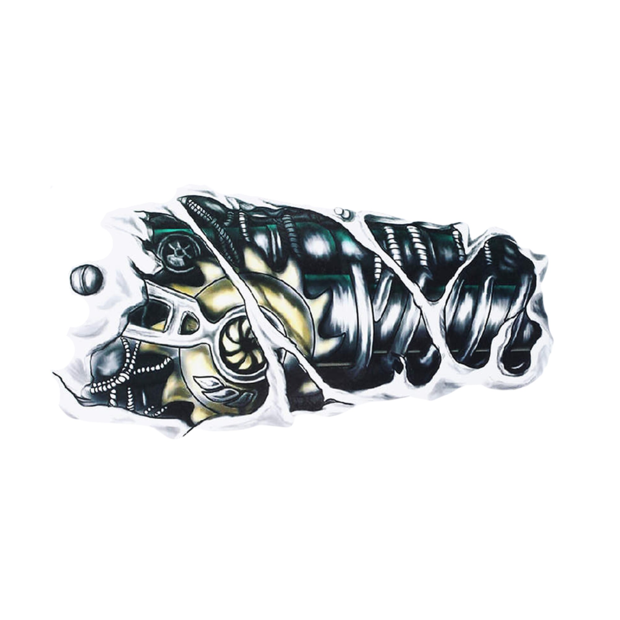 Tatuaj Temporar CY, 21x15cm pentru aplicare pe Corp, Ceramica, Metal ...