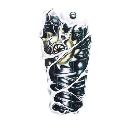 Tatuaj Temporar CY, 21x15cm pentru aplicare pe Corp, Ceramica, Metal ...