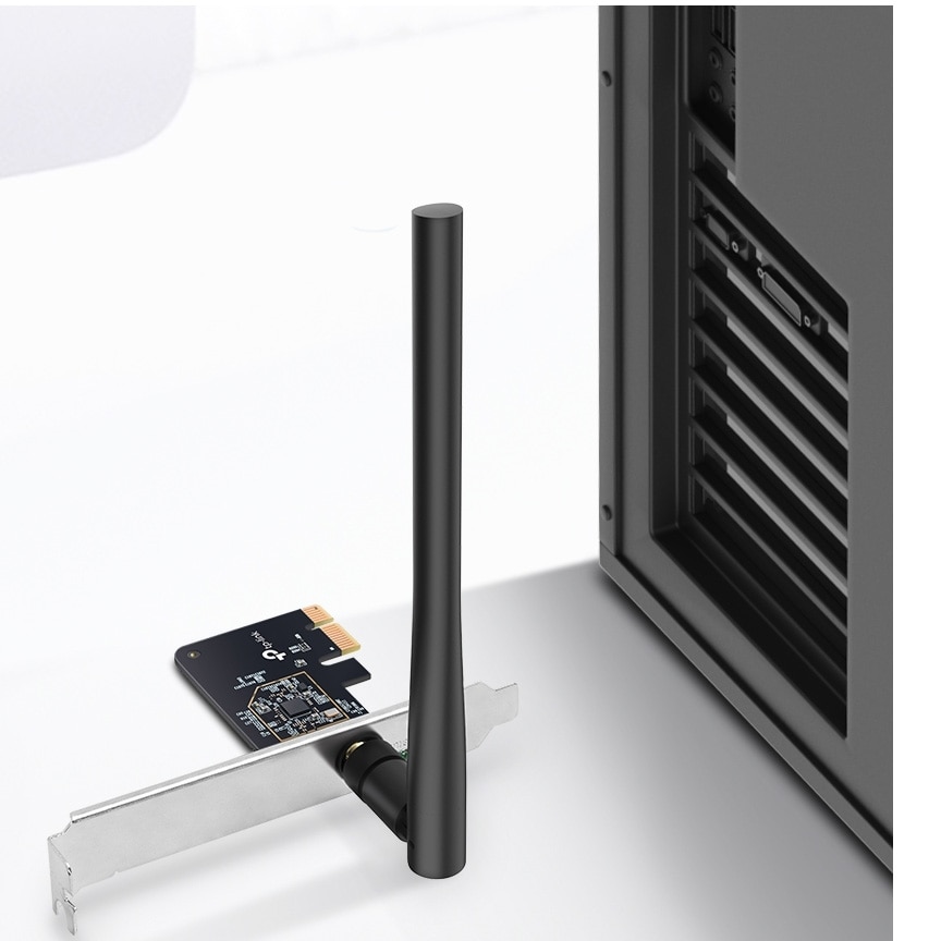 Безжичен адаптер TP-Link Archer T2E, AC600, Dual-Band, PCIe, 1 антена ...