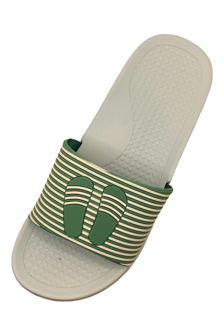 Papuci de piscina sau plaja pentru adulti cu imprimeu slapi - eMAG.ro