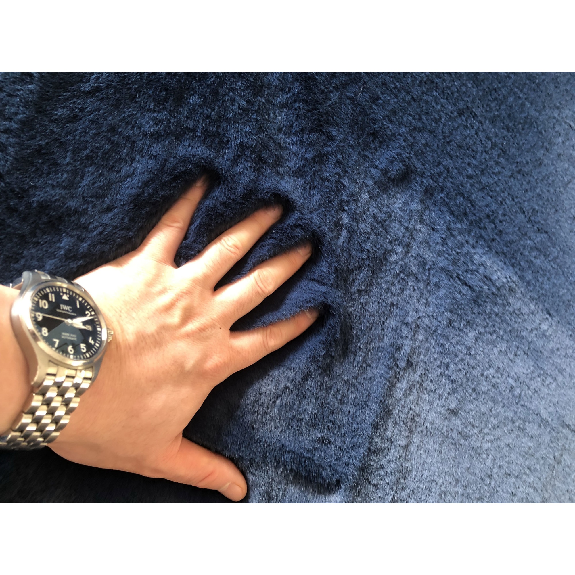 Covor blanita Soft Rabbit Heinner Home, 200x300 cm, bleumarin - eMAG.ro