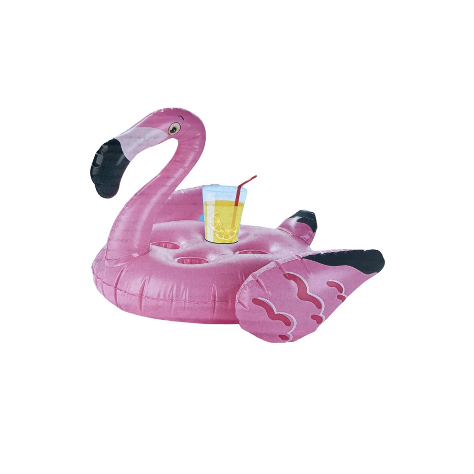Colac gonflabil pentru 4 pahare, "Flamingo" - eMAG.ro