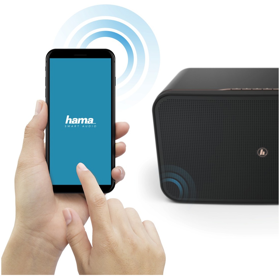 Boxa inteligenta Hama SIRIUM2100AMBT, Control Voce Alexa, Bluetooth ...