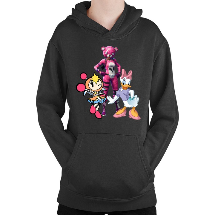 Hanorac copii Bomberman Donald Duck Daisy Fortnite Fluffly Skin Funny ...