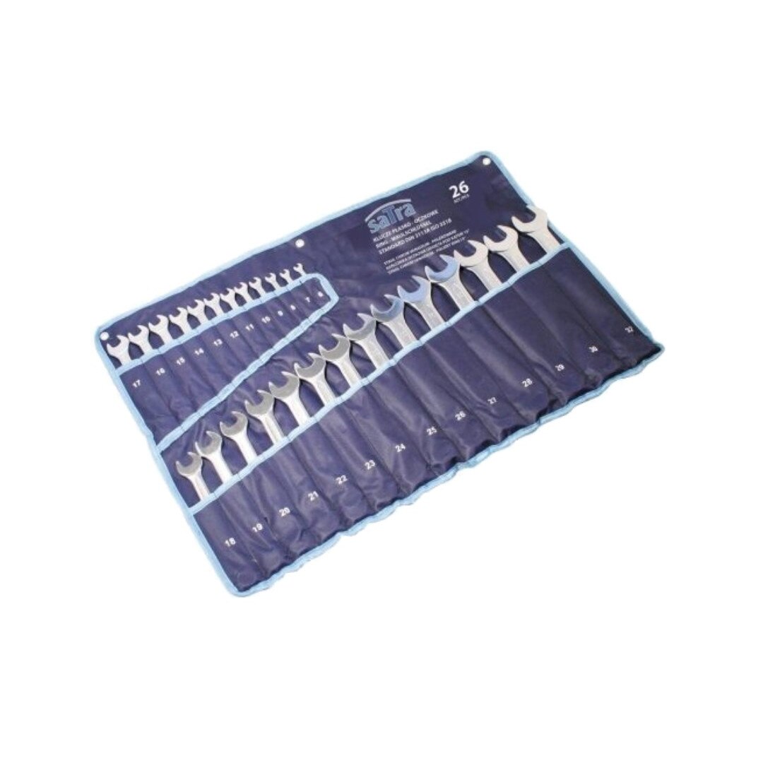 Set chei combinate fixe - inelare 26 piese profesionale, 6 - 32mm Satra ...