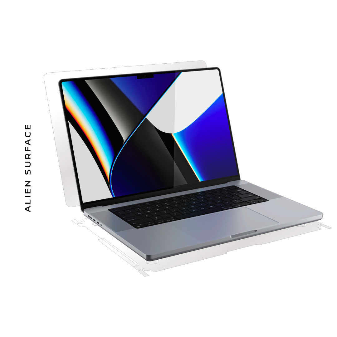 Alien Surface фолио за Apple MacBook Pro M1 Pro 14 inch 2021, външна ...