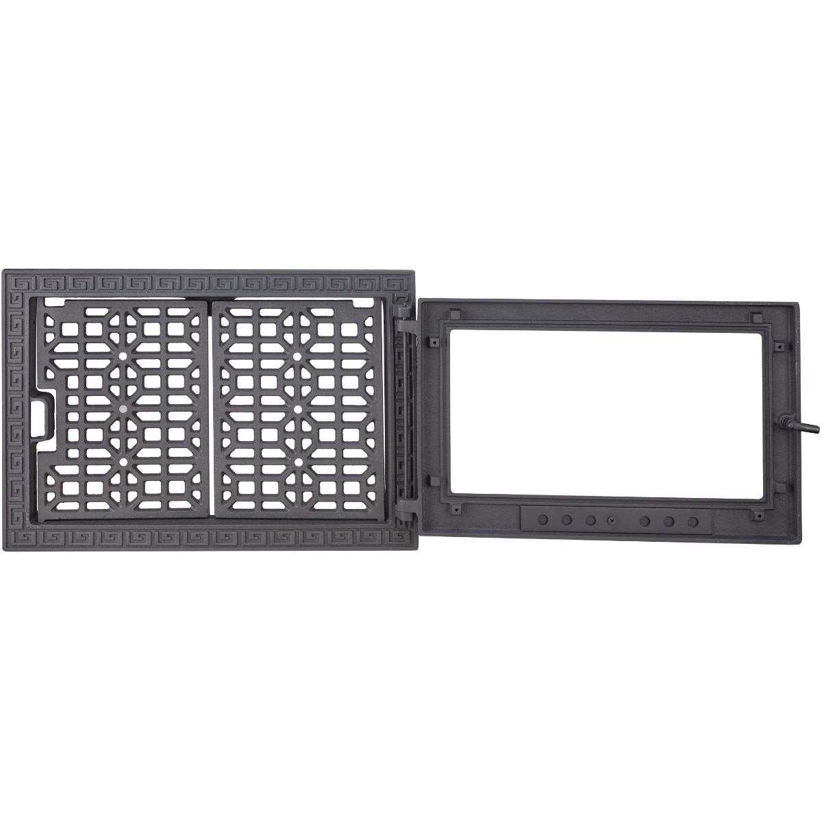 Usa Semineu cu Geam, EvoTools, 390x390mm - eMAG.ro