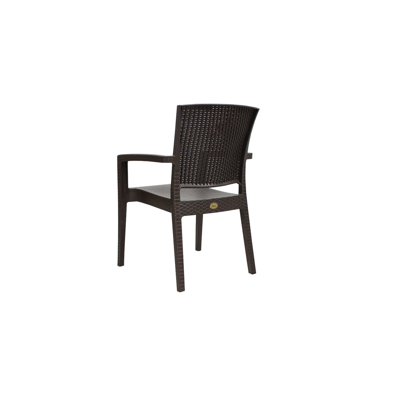 Set masa pentru gradina Vega tip ratan cu 6 scaune si geam, din plastic ...