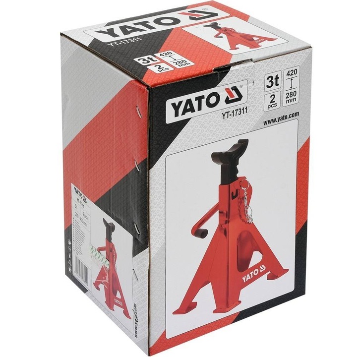 Set 2 suporti tip capra, 3 tone, Yato YT-17311 - eMAG.ro