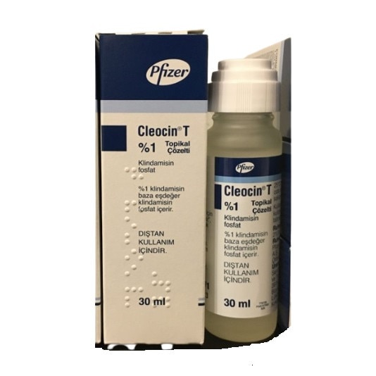 Лосион срещу акне CLEOCIN T, 30мл - eMAG.bg