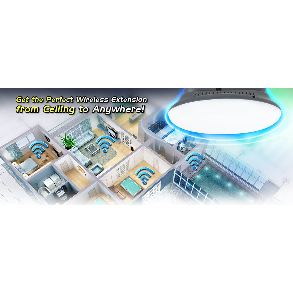Wireless Access Point Ceiling-mount PLANET WNAP-C3220A, 300Mbps 802.11n ...