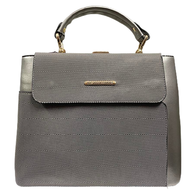 Poseta Gia, gri, 30 cm x 23 cm - eMAG.ro