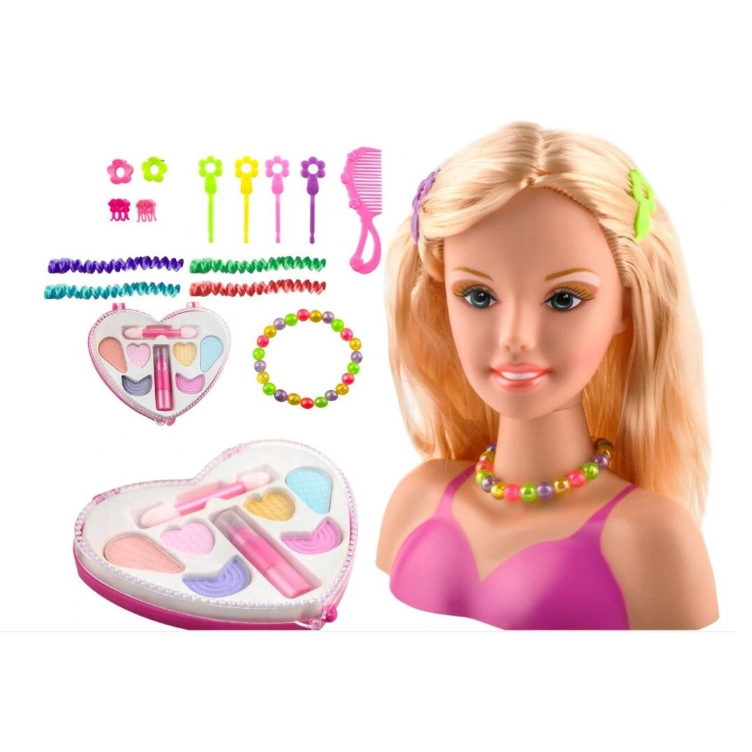 Set pentru copii. Cap de periere si vopsit G090498 - eMAG.ro