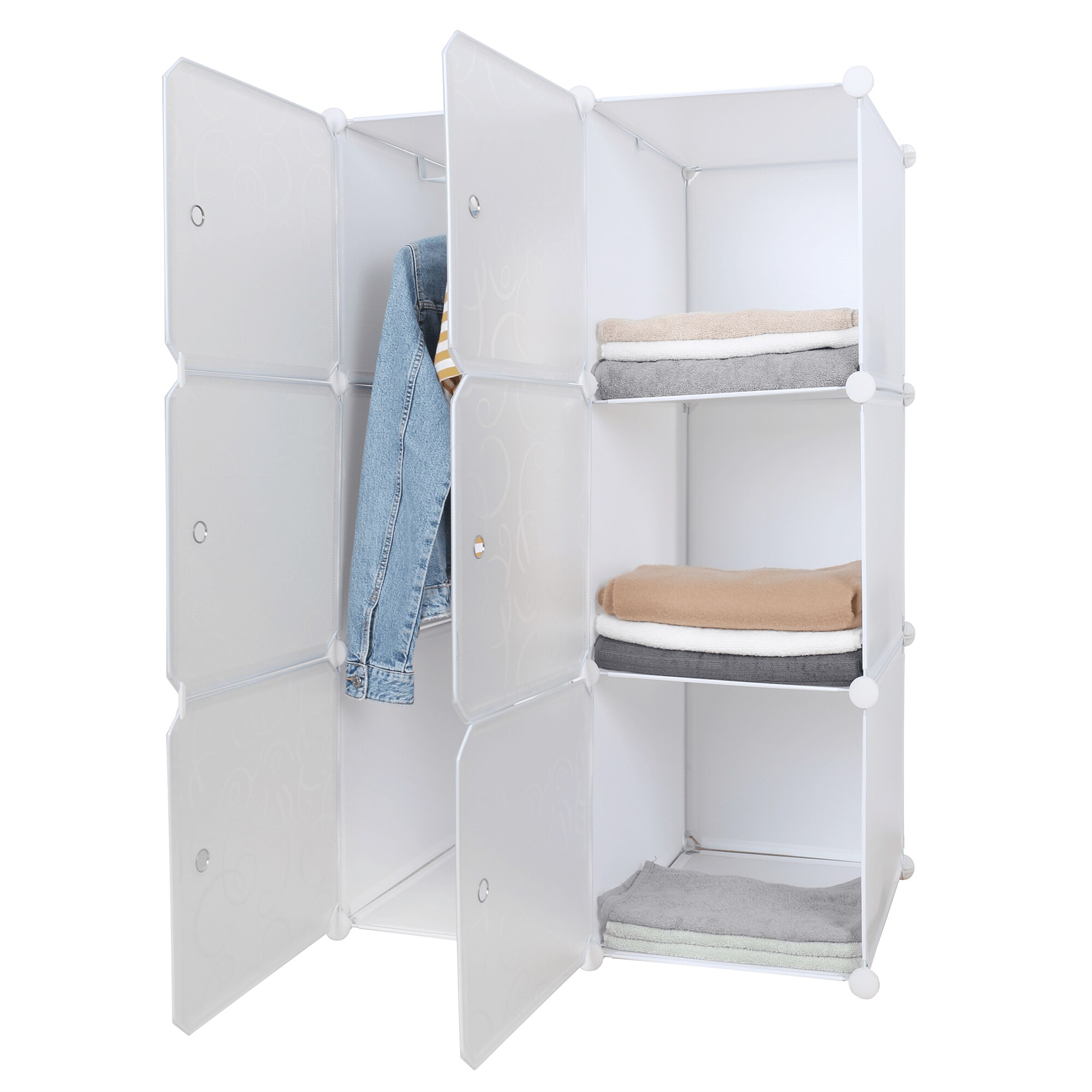 Dulap modular alb Zerus 75x46x111 cm - eMAG.ro