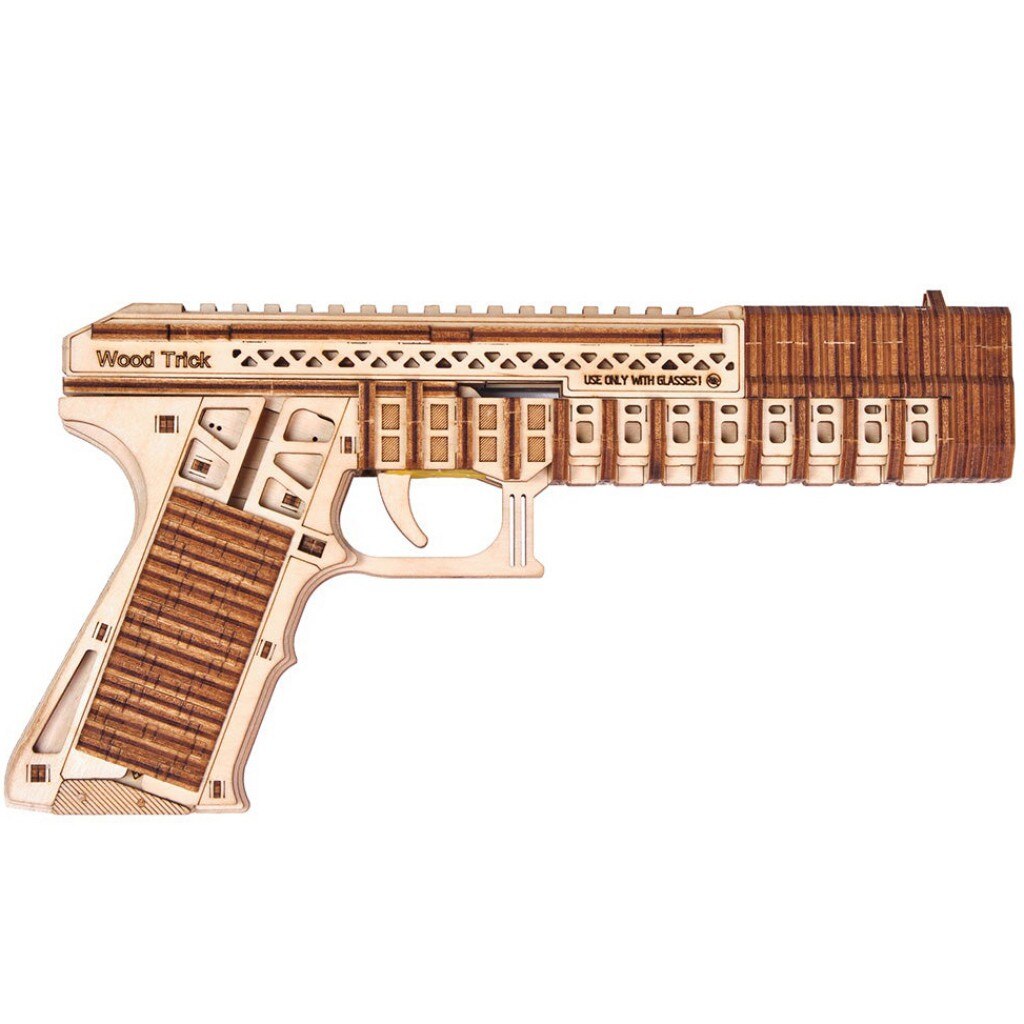 Fából készült 3D Puzzle Gun Defenders - eMAG.hu