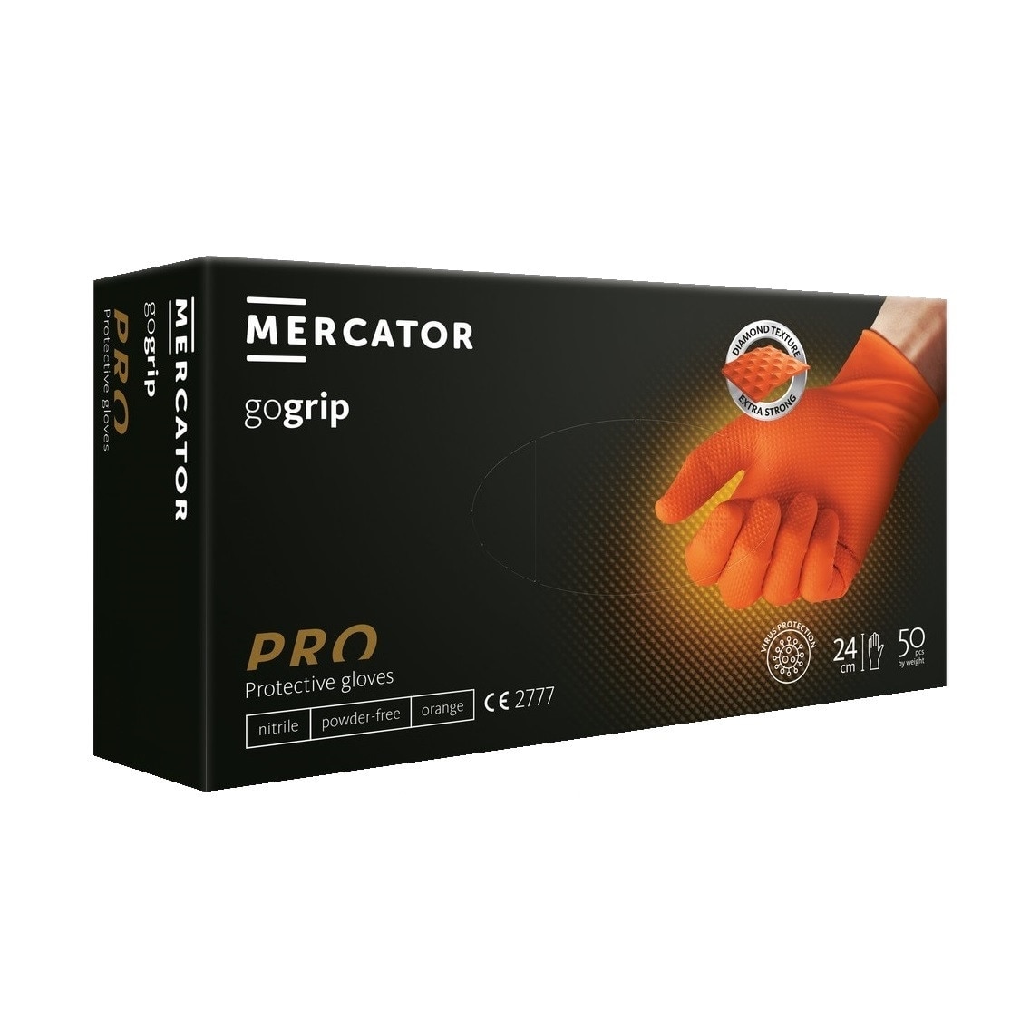 Set 50, Manusi Nitril, Mercator, GOgrip, Rezistente la Perforare si ...