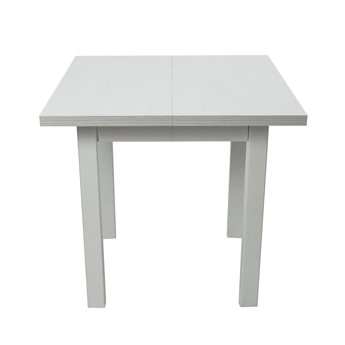 Masa living Max7 B, bialy, extensibila 80/110x80x76 cm, lemn masiv de ...
