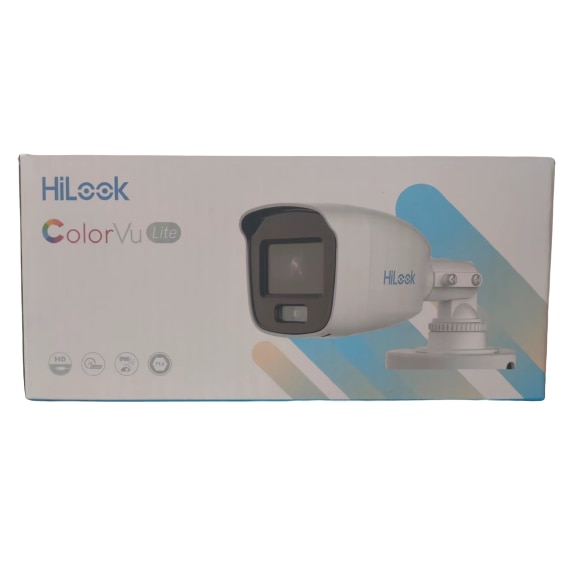 Камера за наблюдение HILOOK ColorVu Lite, Turbo HD 1080P, 2MP, Бяла ...