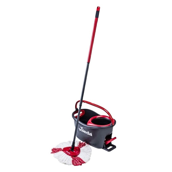 Set 2 x Mop si Galeata Vileda Easy Wring Turbo - eMAG.ro