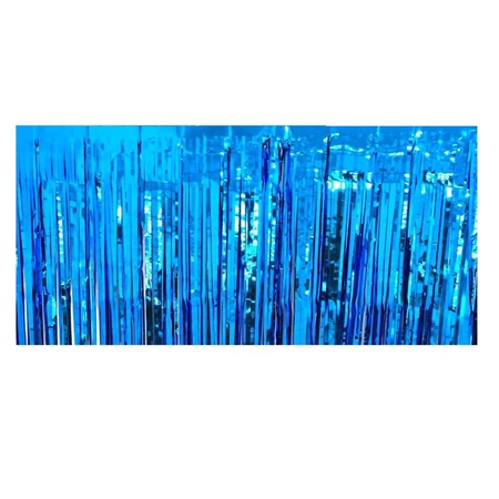 Perdea beteala albastra 74 x 274 cm - eMAG.ro
