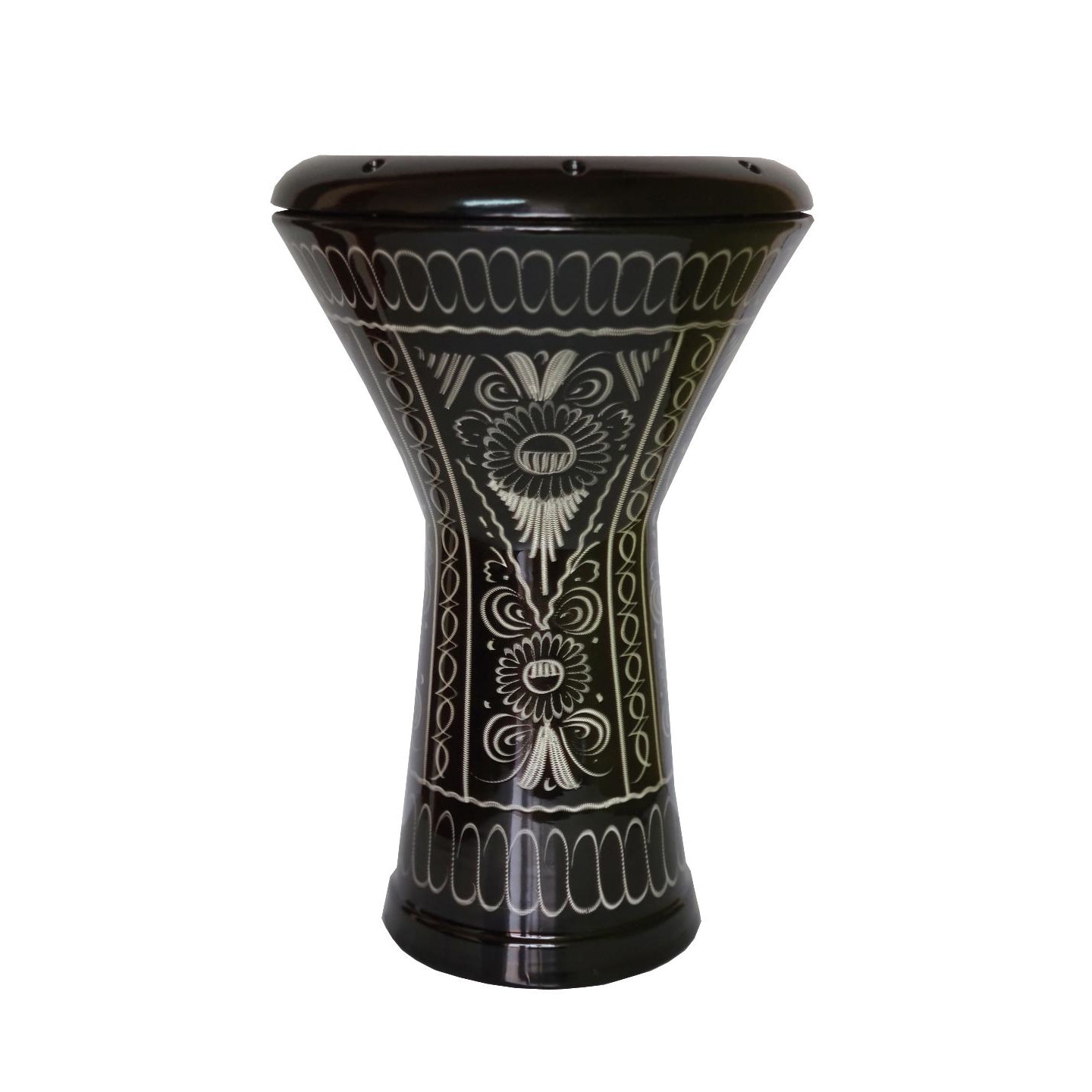 Tarabana Misir Darbuka, diametrul 22 cm, inaltime 43 cm, culoare negru ...