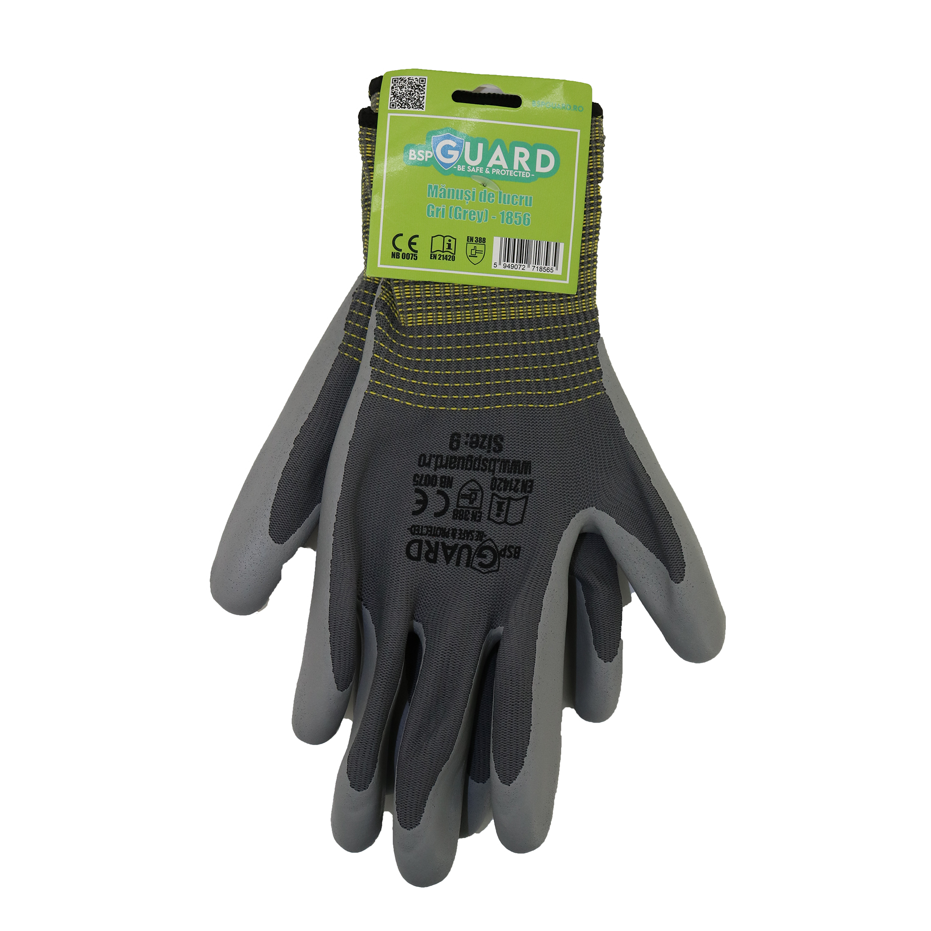Manusi de Lucru, Gri, Marimea 9 - eMAG.ro