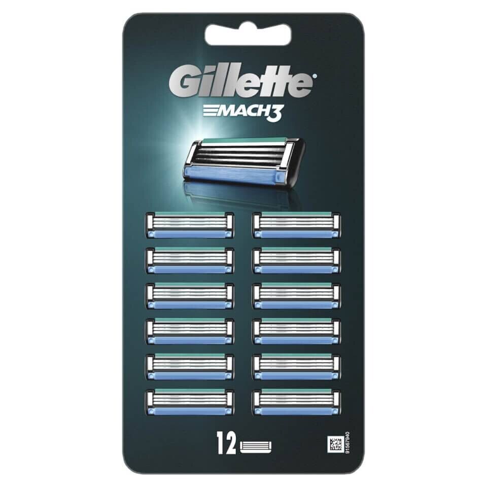 Rezerve aparat de ras Gillette MACH 3 Manual,12 buc - eMAG.ro