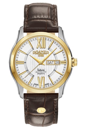 Ceas pentru barbati Saturn, Roamer, 40 mm, Mecanism automatic, Analog ...