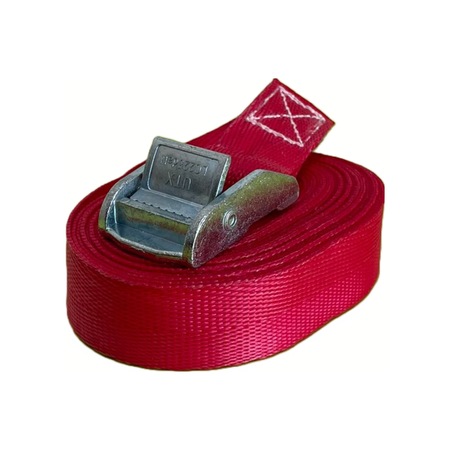 Chinga Ancoare rosie cu catarama, latime 2.5cm, 300Kg 5m - eMAG.ro