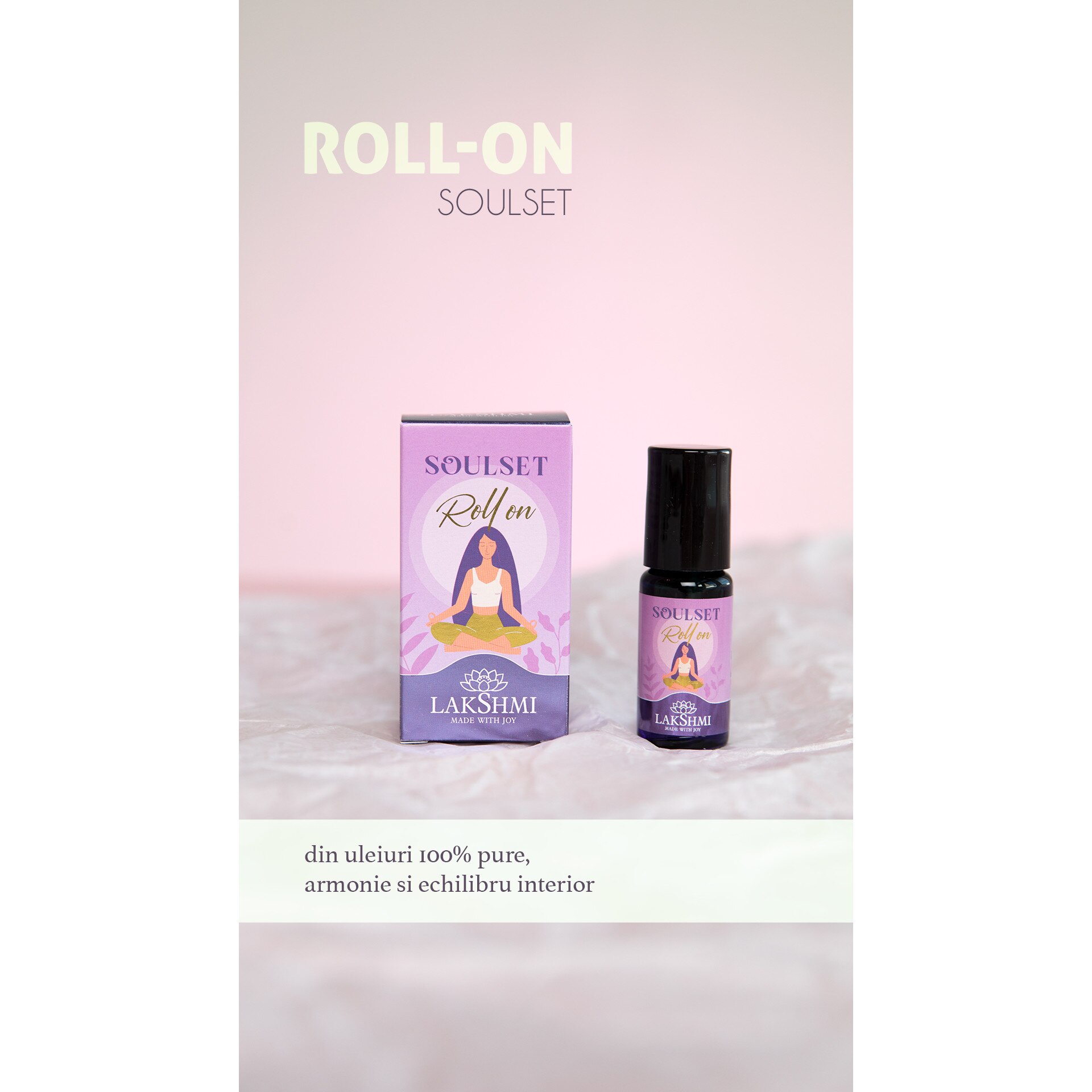 Смес от етерични масла Soulset с рол он 10 мл Lakshmi Emag Bg