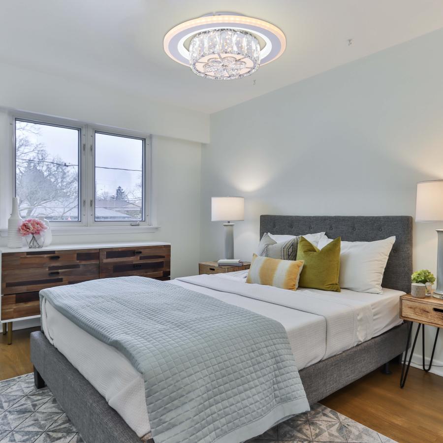 Полилей Alessandro DESIGN Lotus, LED, 80W, 3000K / 4000K / 6000K, Бял ...