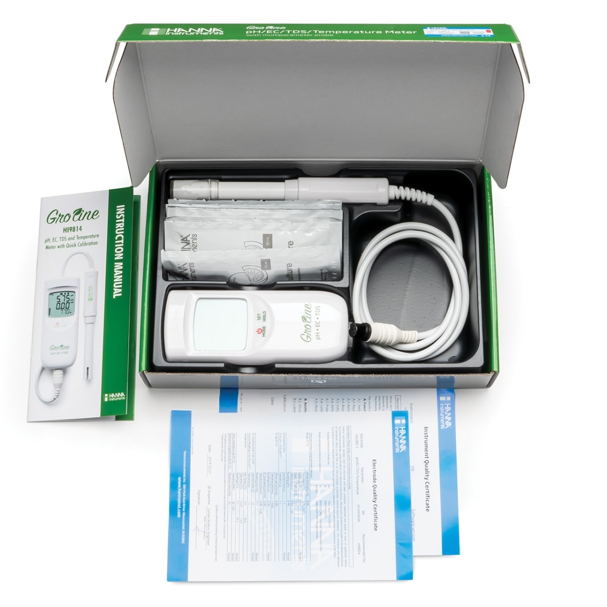 PH-metru / Conductometru / TDS-metru portabil 3 in 1, impermeabil, cu ...